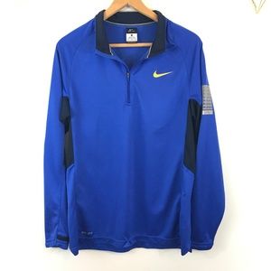 Nike | Jackets & Coats | Nike Elite Drifit Royal Blue Running Jacket ...
